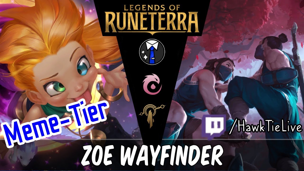 Zoe Wayfinder: Zoe joins the Elusives | Legends of Runeterra LoR - YouTube