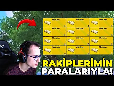 RAKİPLERİMİN PARALARIYLA LOOTLANARAK WIN ALMAK ! PUBG MOBILE