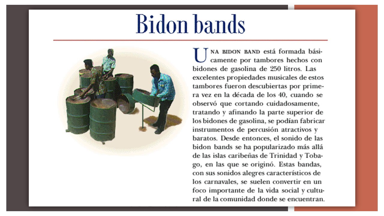 Agrupaciones instrumentales: bidon bands - YouTube