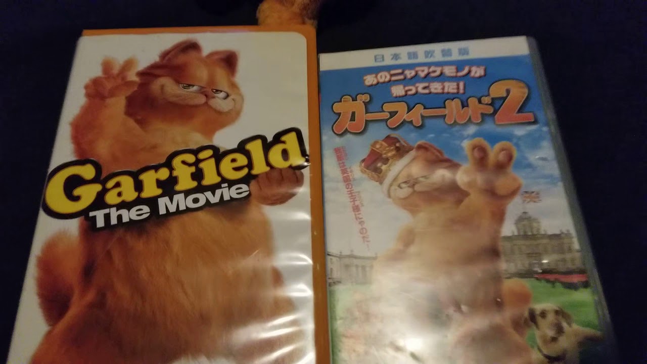 Garfield 2 Japanese VHS showcase - YouTube