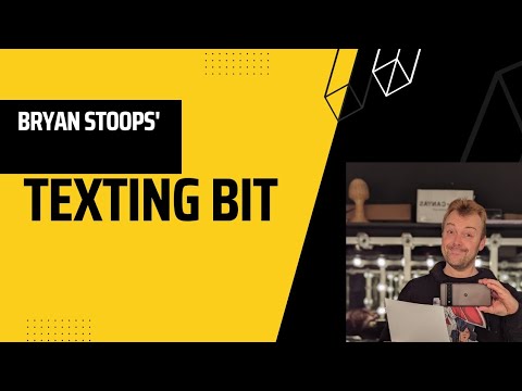 Comedian Bryan Stoops' Texting Bit - YouTube