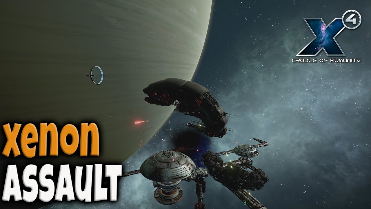 Xenon K assaulting an Antigone Station | X4: Cradle of Humanity - YouTube