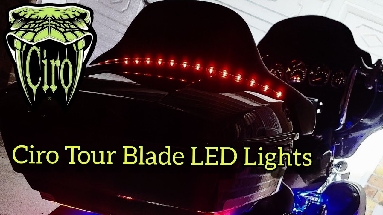 Tour Pack Blade LED Lights From Ciro 3D - YouTube