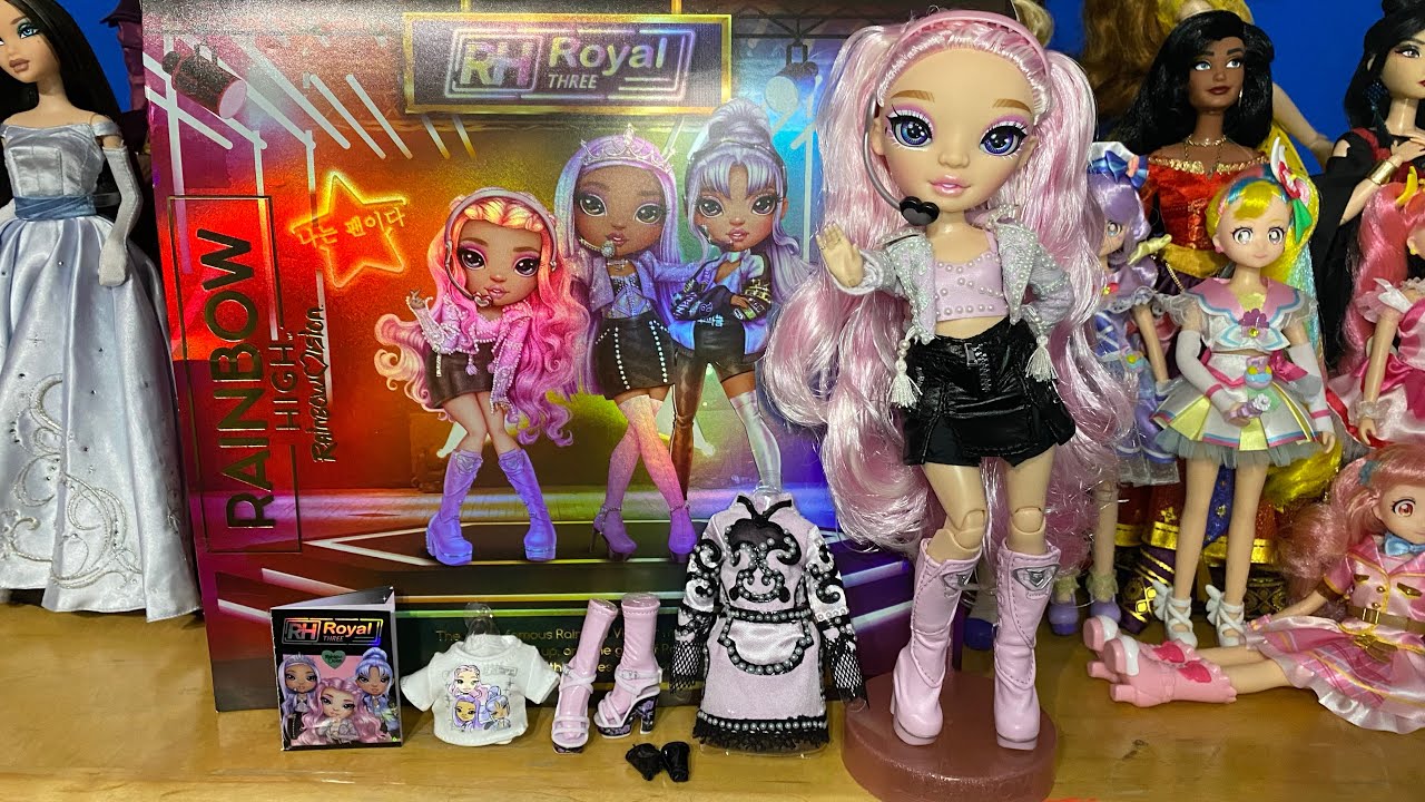 FIRST KPOP DOLL??? RAINBOW HIGH RAINBOWVISION THE ROYAL THREE MINNIE ...