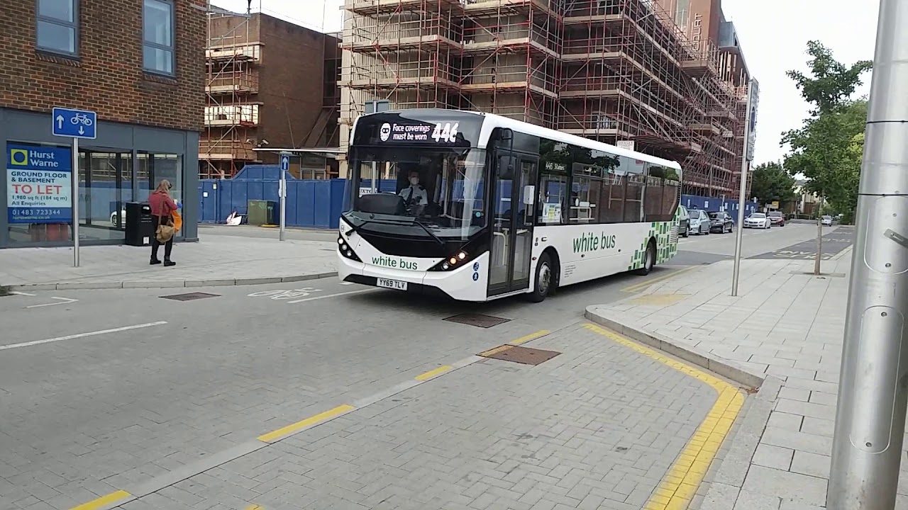 Here is the 446 bus in Woking - YouTube