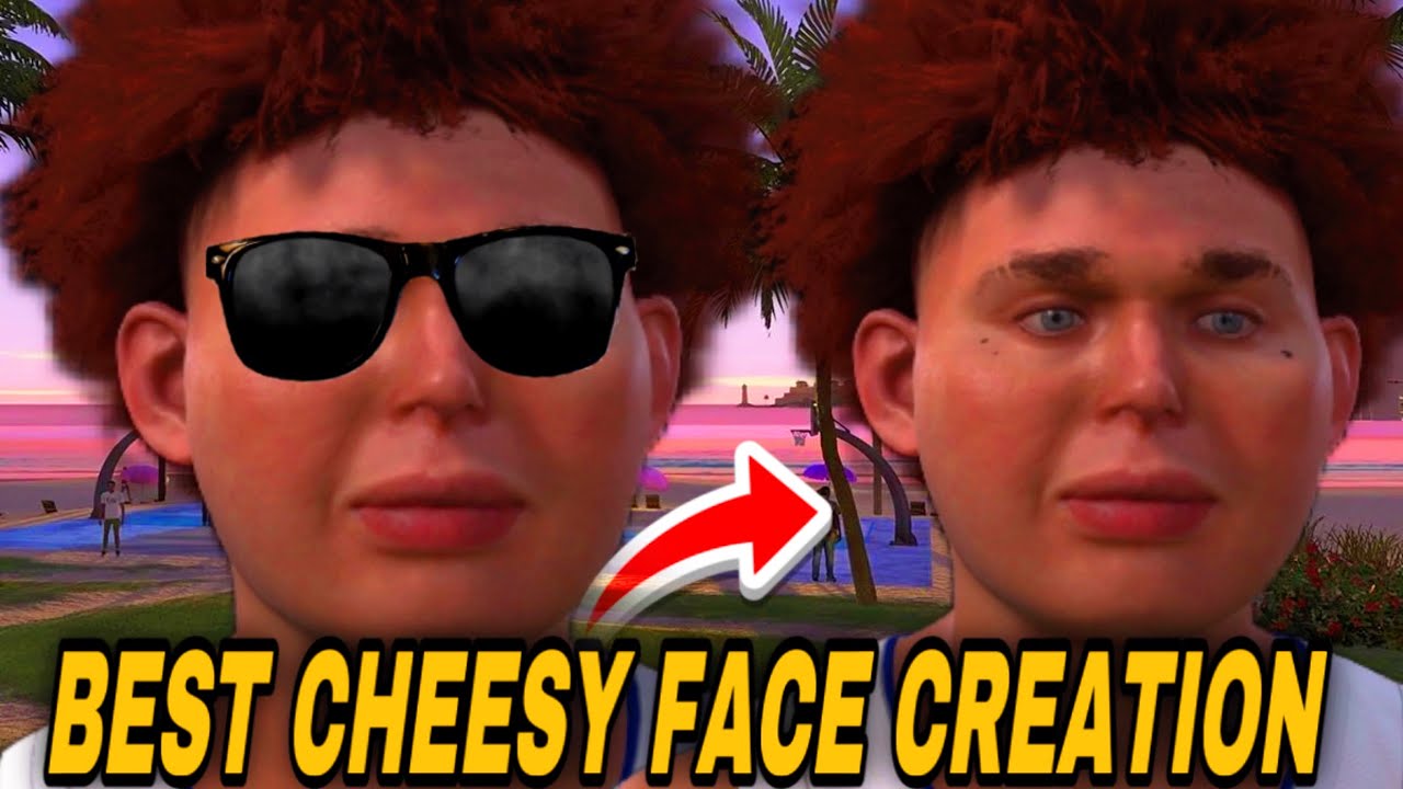 CHEESY/COMP FACE CREATION IN NBA2K24 STEFFO FACE CREATION FAT FACE 2K24 ...