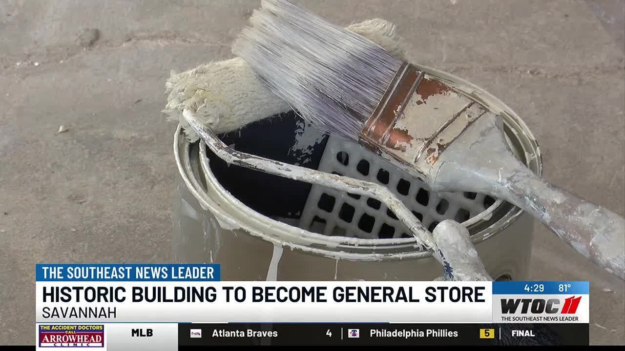 Historic building Downtown repurposed for new general store - YouTube