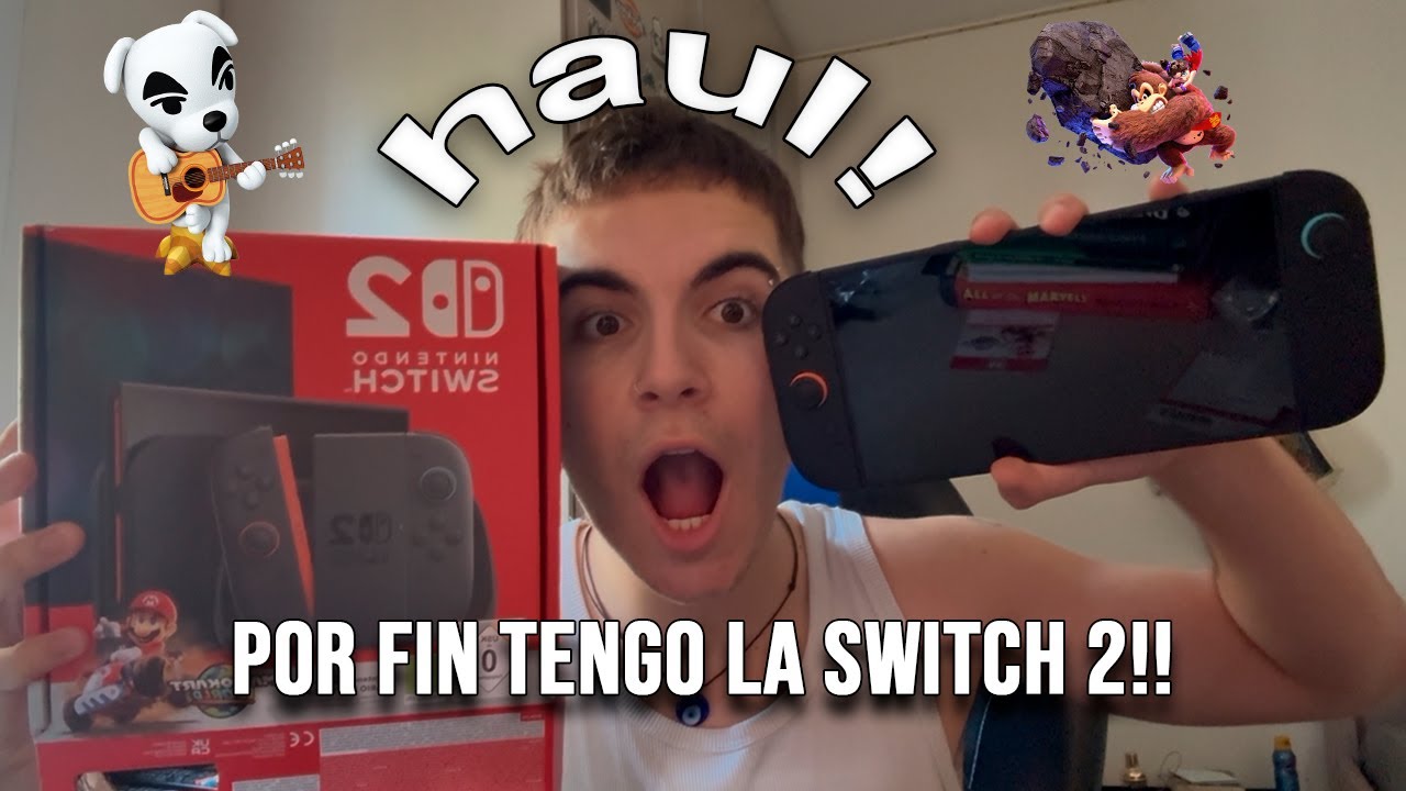 me he comprado la switch 2!! (haul) - YouTube