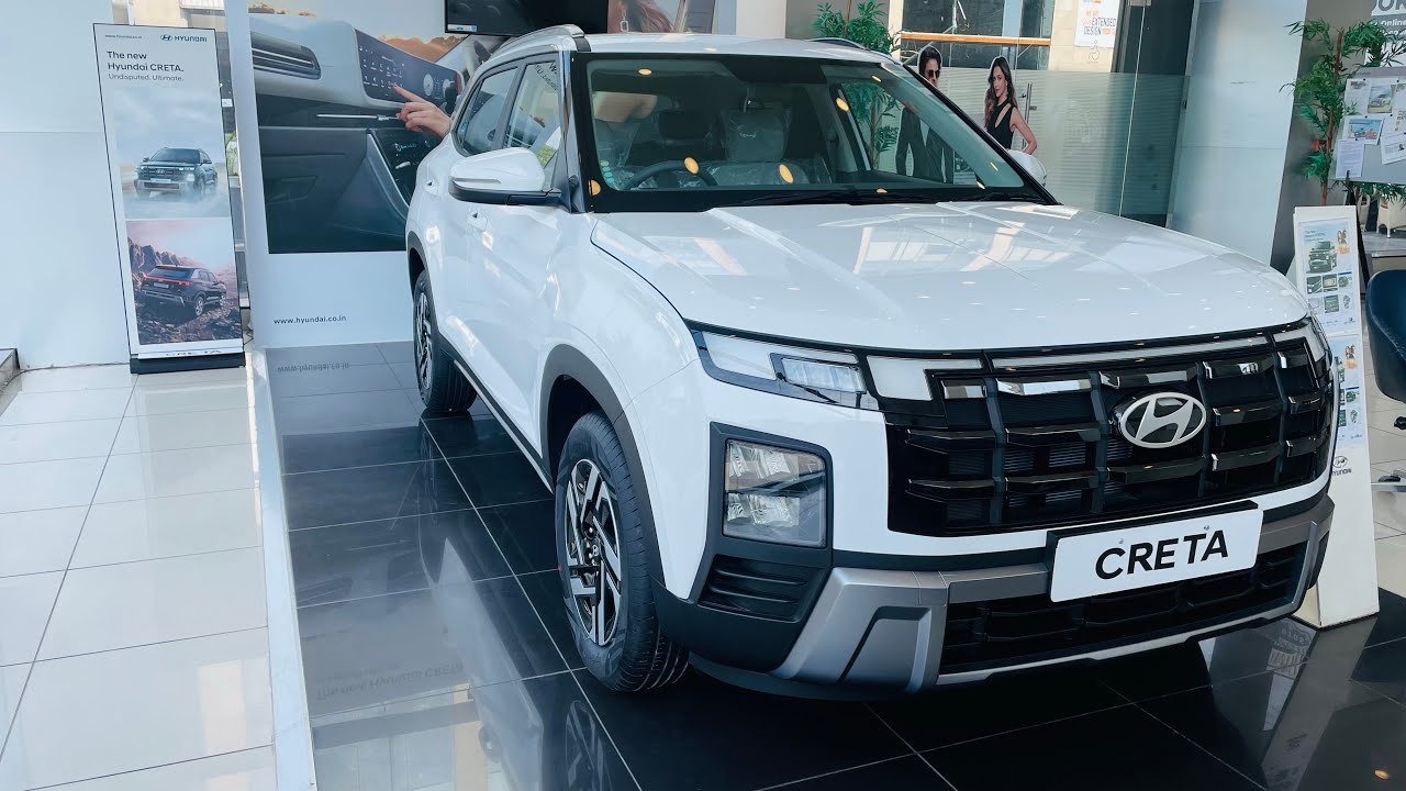 HYUNDAI CRETA S MODEL 2024 | WHILE COLOUR | PRICE & FEATURES | VIRENDER ...