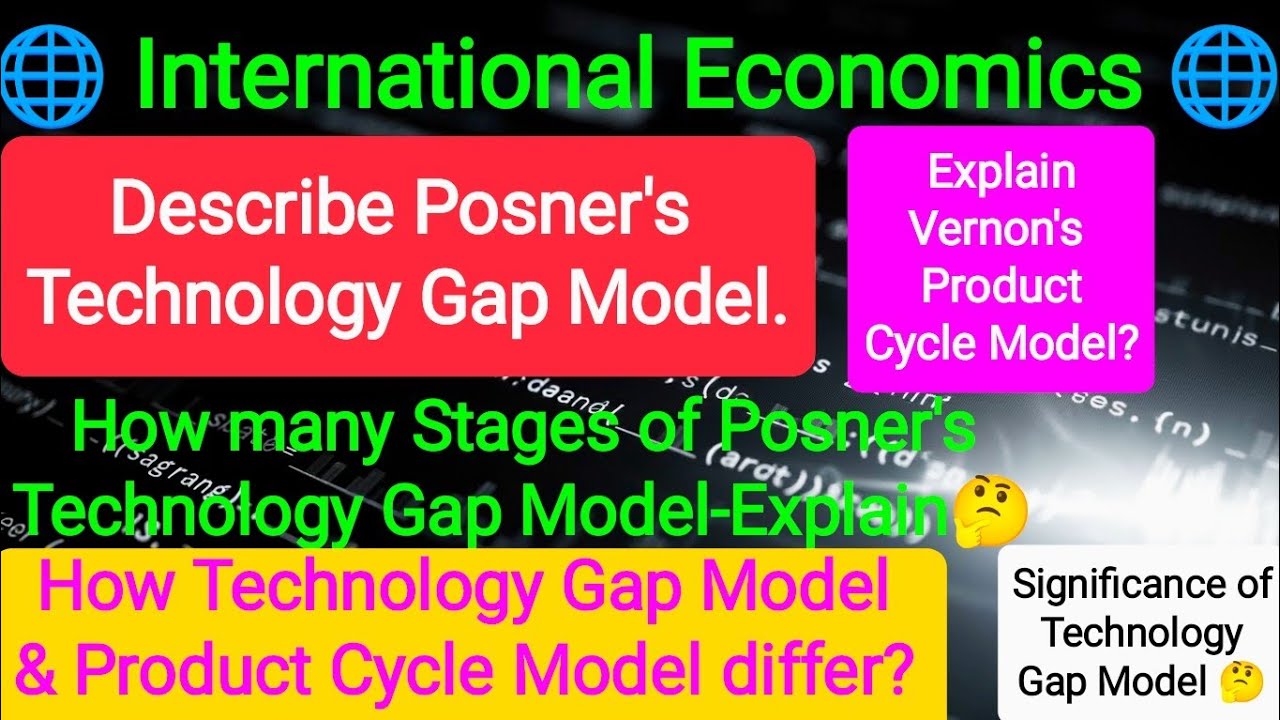 Describe #Posner's Technology Gap Model.Explain #Vernon's Product Cycle ...