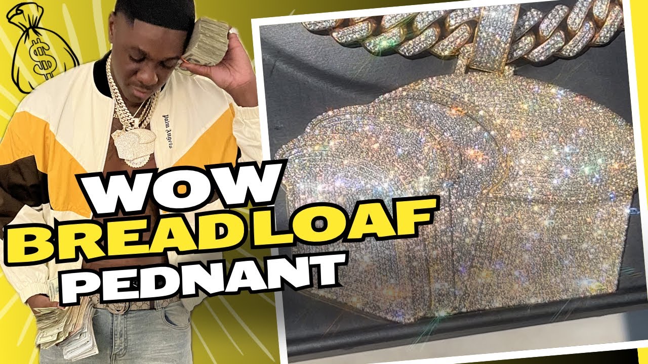 How Its Made: Custom Chain VVS Diamond Bread Loaf Pendant + Expert ...