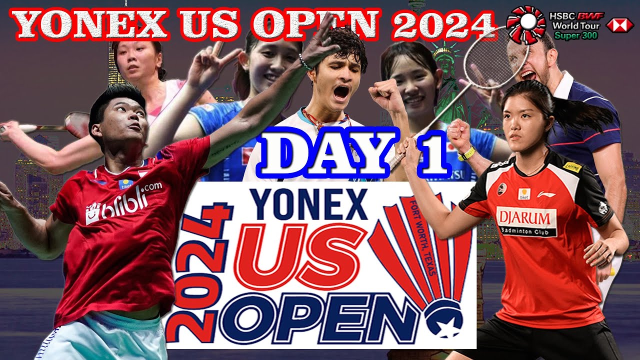 DAY 1 YONEX US OPEN 2024 Live Stream Badminton - YouTube