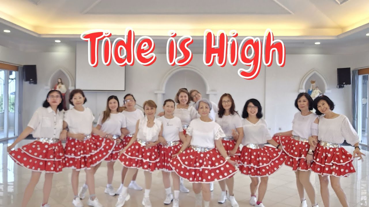 Tide is High Line Dance - YouTube