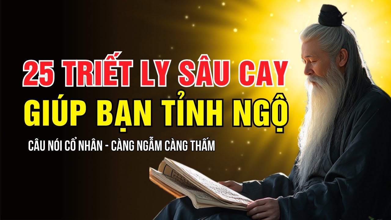 Triết lý cuộc sống | 25Triết lý Sâu Cay về Cuộc Đời giúp bạn TỈNH NGỘ ...