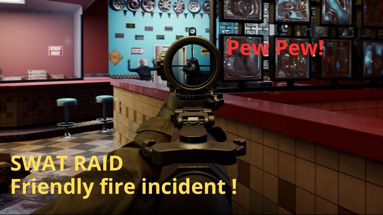 SWAT RAID Friendly fire Incident | Ready Or Not - YouTube