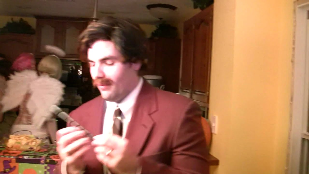 TO as Ron Burgundy Playing Jazz Flute - YouTube