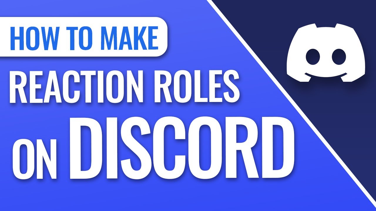 How To Make Reaction Roles on Discord - YouTube