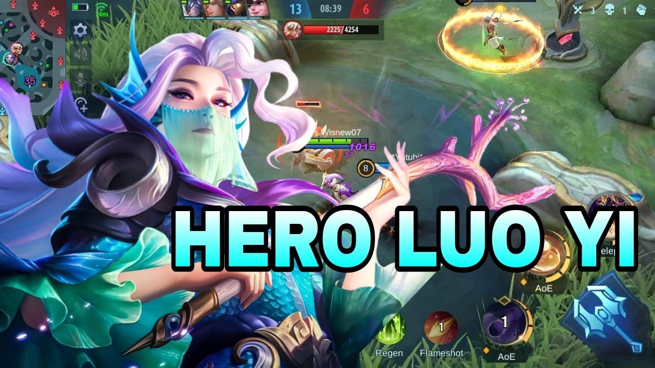 HERO LUO YI | cara pakai luo yi | mobile legend #gaming #games # ...