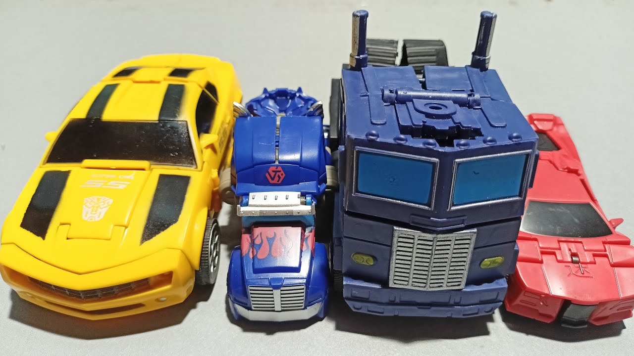 Transformers Toy 4 robot transform cars Galvatron, Battletrap, Optimus ...
