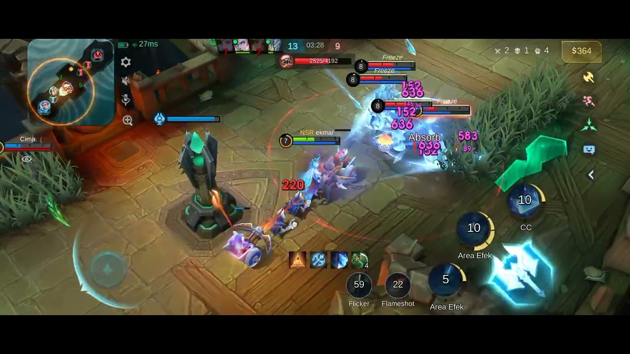 Bermain Game Mobile Legend Mode Brawl - YouTube