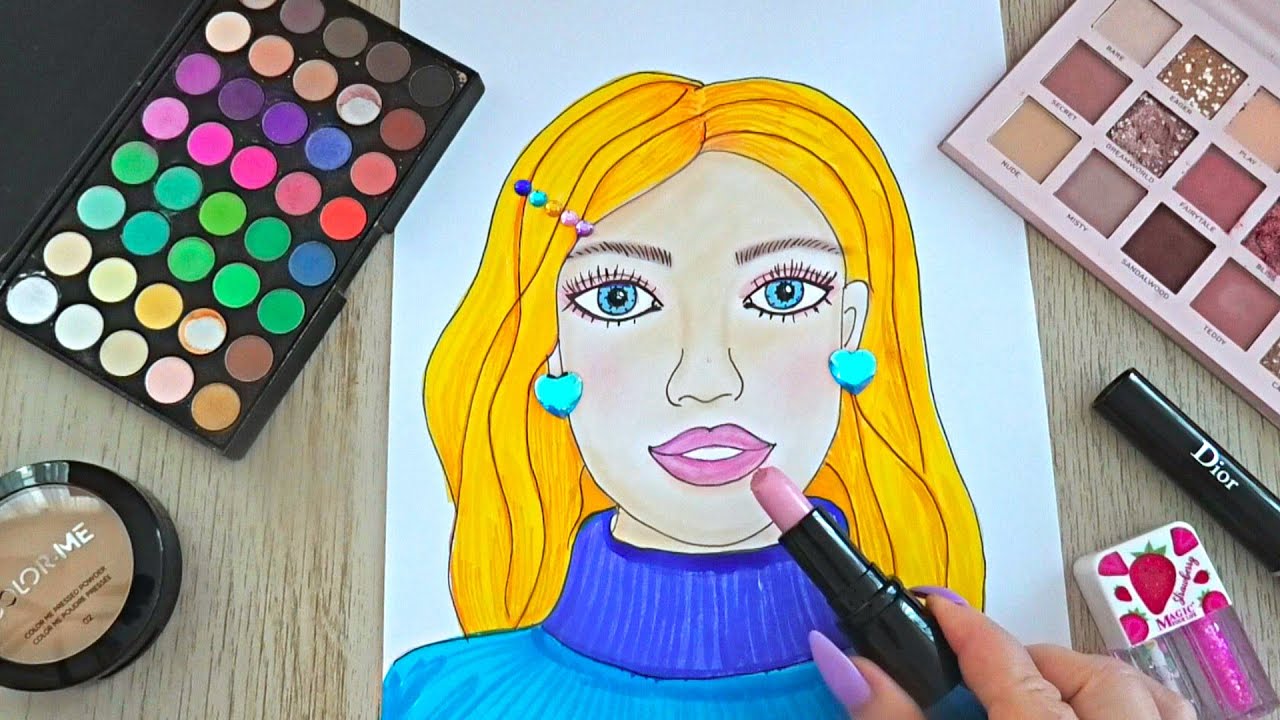 Makeup for Girl with COSMETICS | Makeup tutorial transformation, relax ...