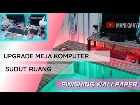 Meja Komputer Letter L Siku . Cara Membuat Meja Kerja Sudut Finishing ...