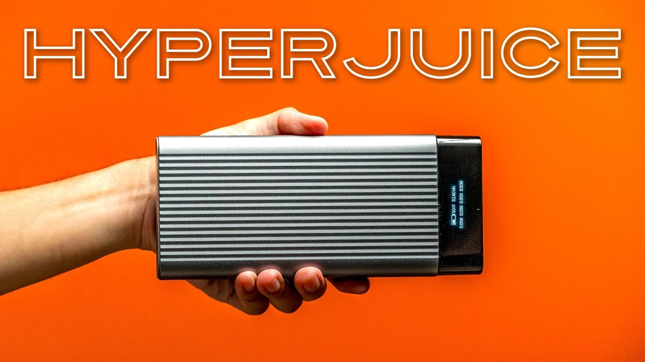 The Most Powerful USB-C Power Bank // HyperJuice 245W USB-C Battery ...