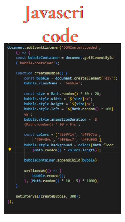 Dreamy Neon Bubbles Background Animation | HTML & CSS - YouTube