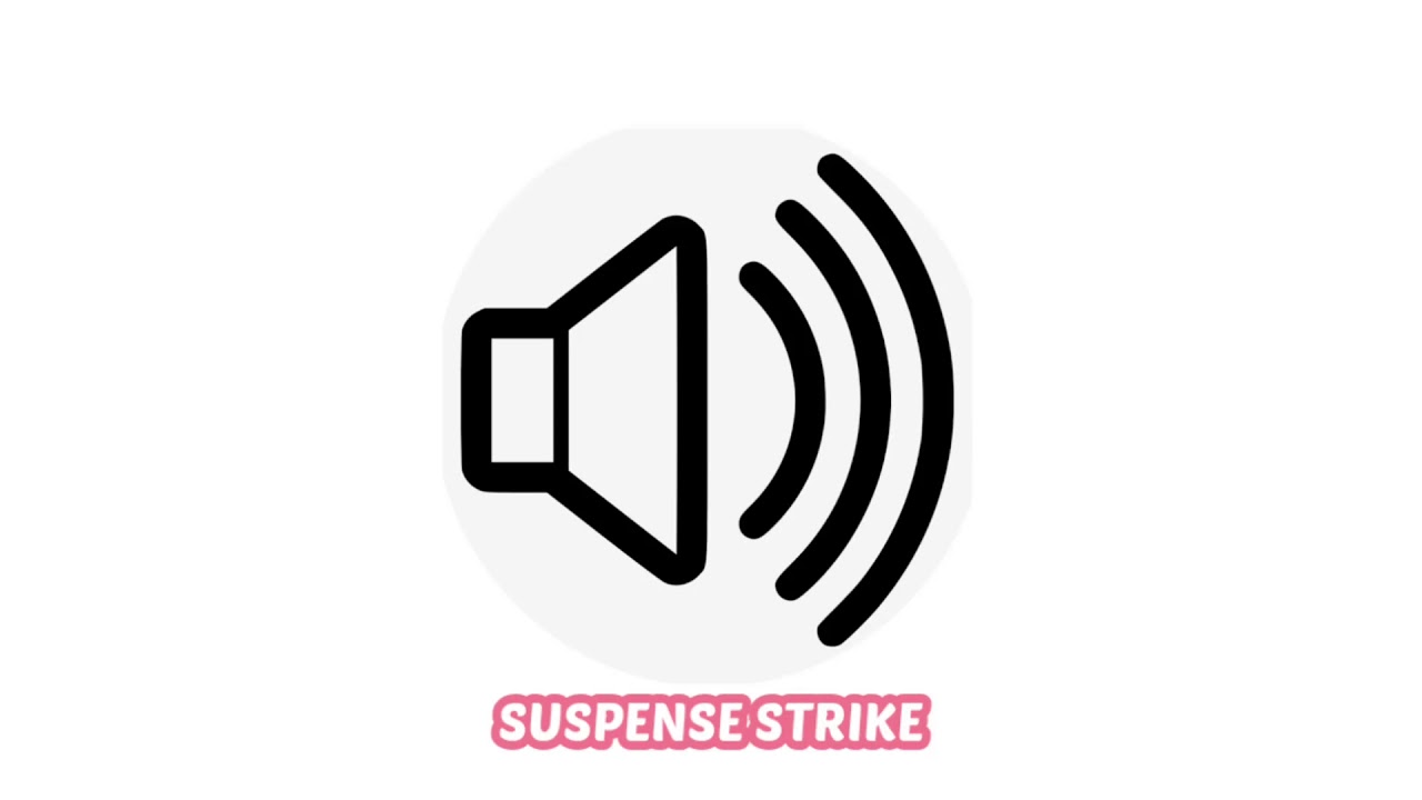 SUSPENSE STRIKE SOUND EFFECT - YouTube