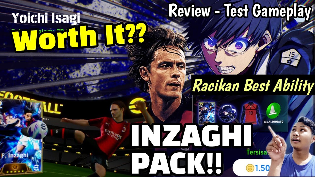 INZAGHI PACK - YOICHI ISAGI REVIEW & TEST! WORTH IT UNTUK DIBELI ...