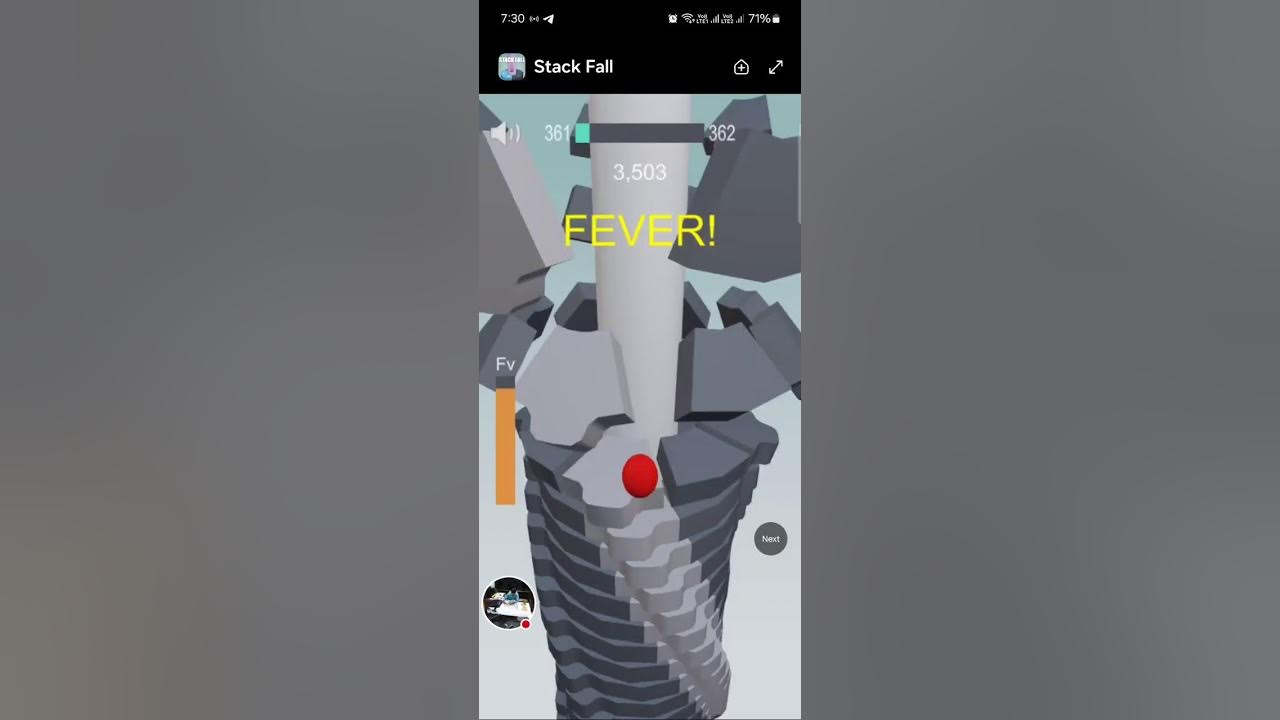 Stack Fall ball game live - YouTube