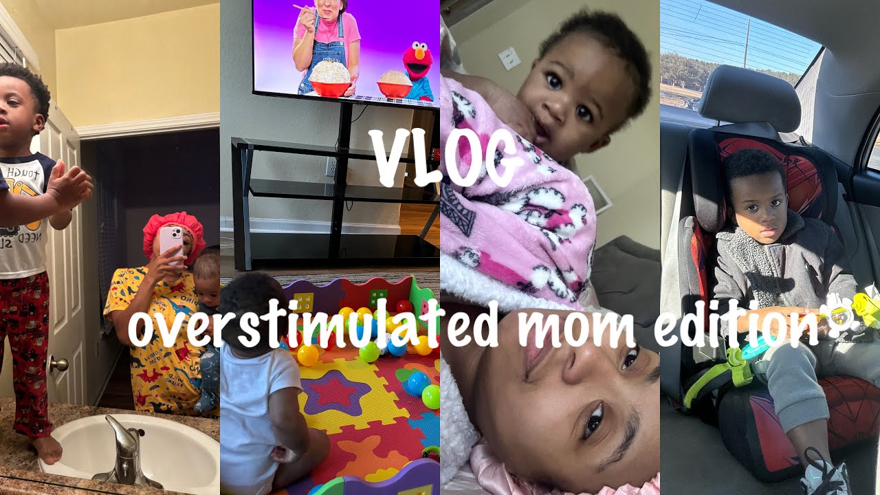 VLOG: day in the life of an overstimulated infant & toddler boy mom ...