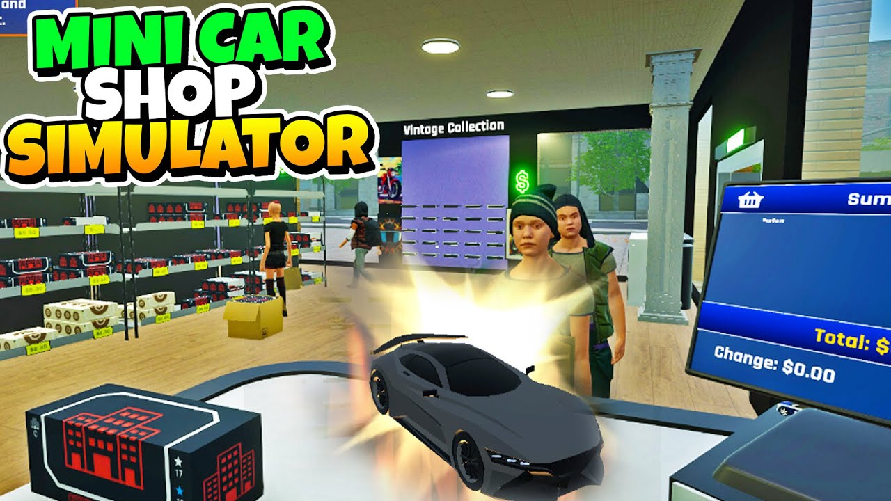 First Look - Mini Car Shop Simulator - YouTube