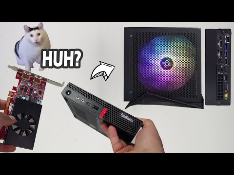 Lenovo M720q + RX6500: 140mm ARGB Fan Noise and Heat Gone, But Can It Game?