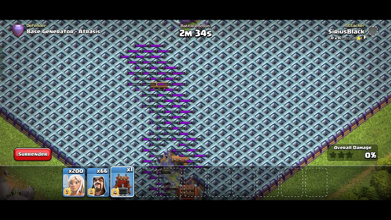 Log Launcher VS All MAX Walls | Th15 | COC | Clash Of Clans - YouTube
