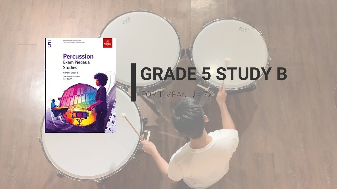 ABRSM Percussion 2020 - G5 Timpani Study B - YouTube