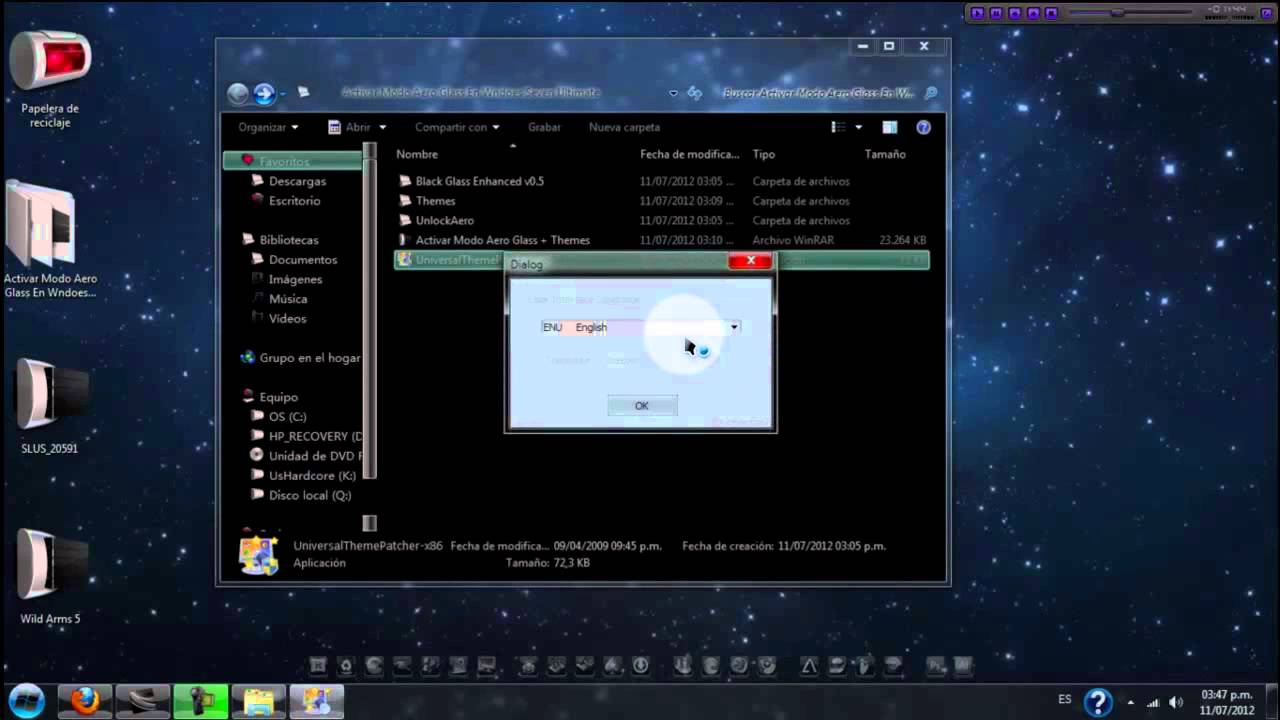 Como Activar Aero Glass En windows 7 Ultimate - YouTube
