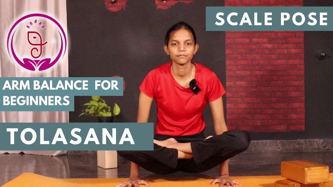 Tolasana | Arm balance for beginner| Lotus pose | Scale Pose | Hamsa ...