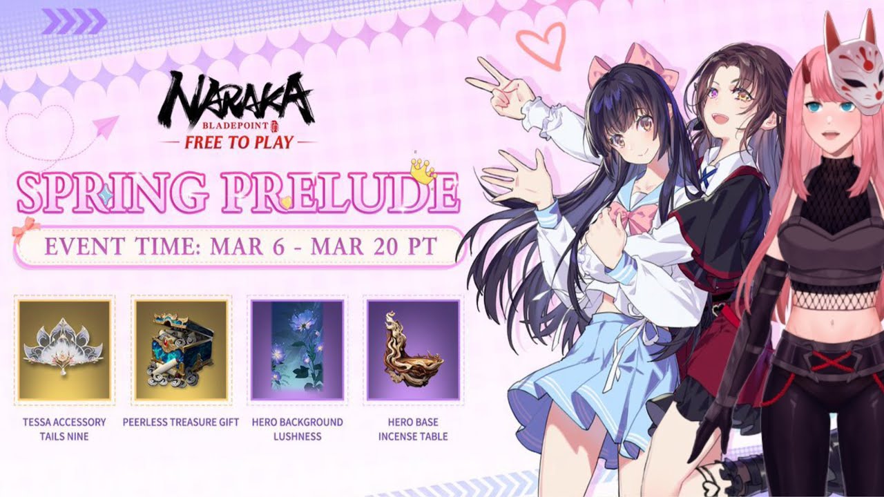 Naraka: Bladepoint | NEW EVENT: SPRING PRELUDE!! #永劫无间 ...