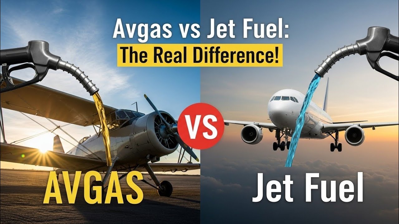 Avgas vs Jet Fuel: The Real Difference! - YouTube