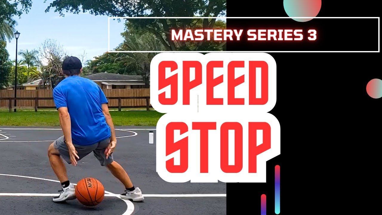 BASKETBALL DRIBBLE MASTERY #4 "SPEED STOP" Learn to Create Space | 2 ...