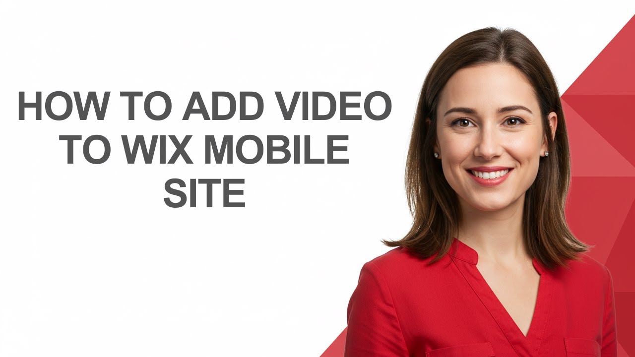 How To Add Video To Wix Mobile Site - AshleyHowTo - YouTube