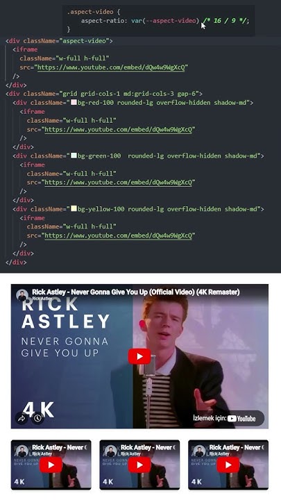 Perfect Video Sizes With Just One Tailwind Class Code Coding Programming Tailwindcss Css