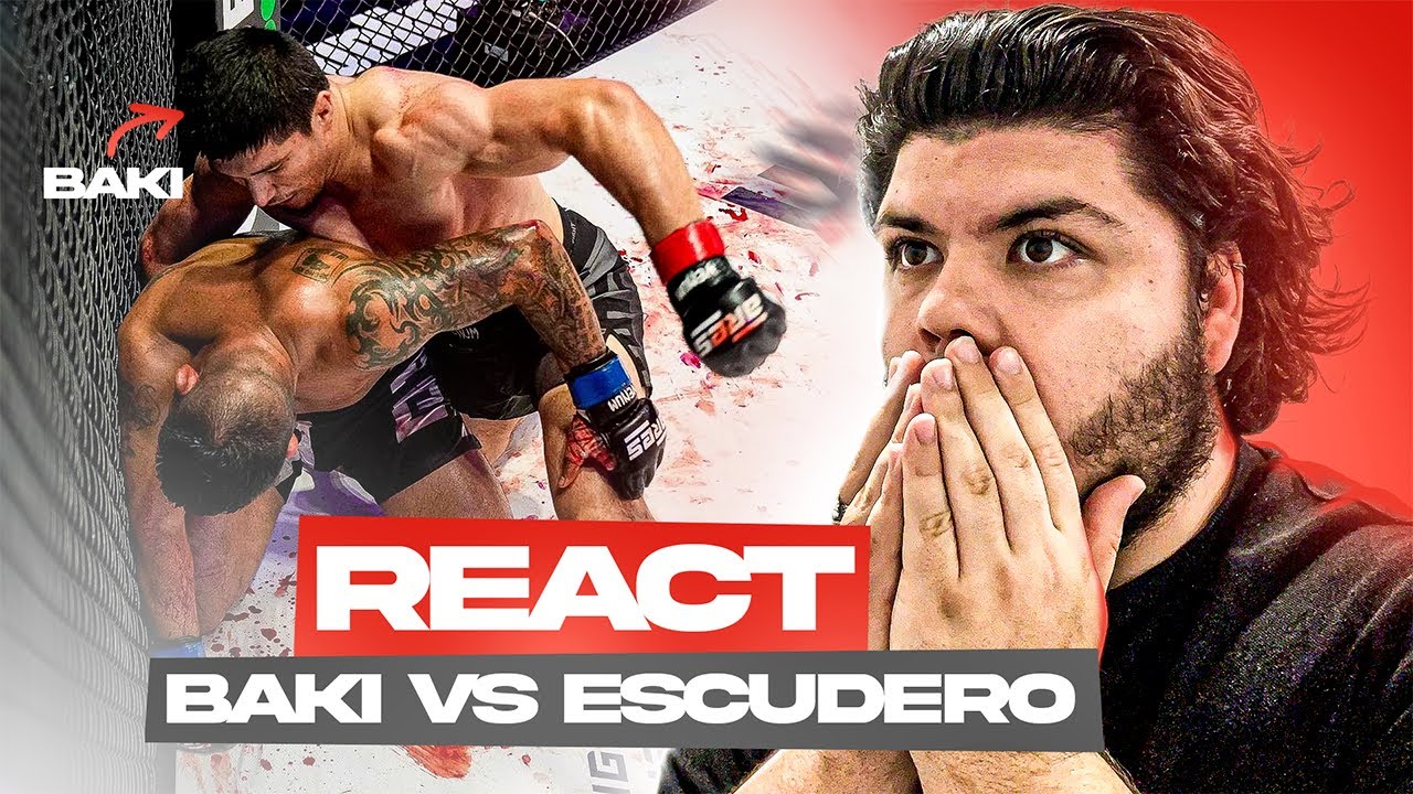 IL FINIT UN VÉTÉRAN DE L'UFC ! - REACT BAKI VS ESCUDERO (ARES 16) - YouTube