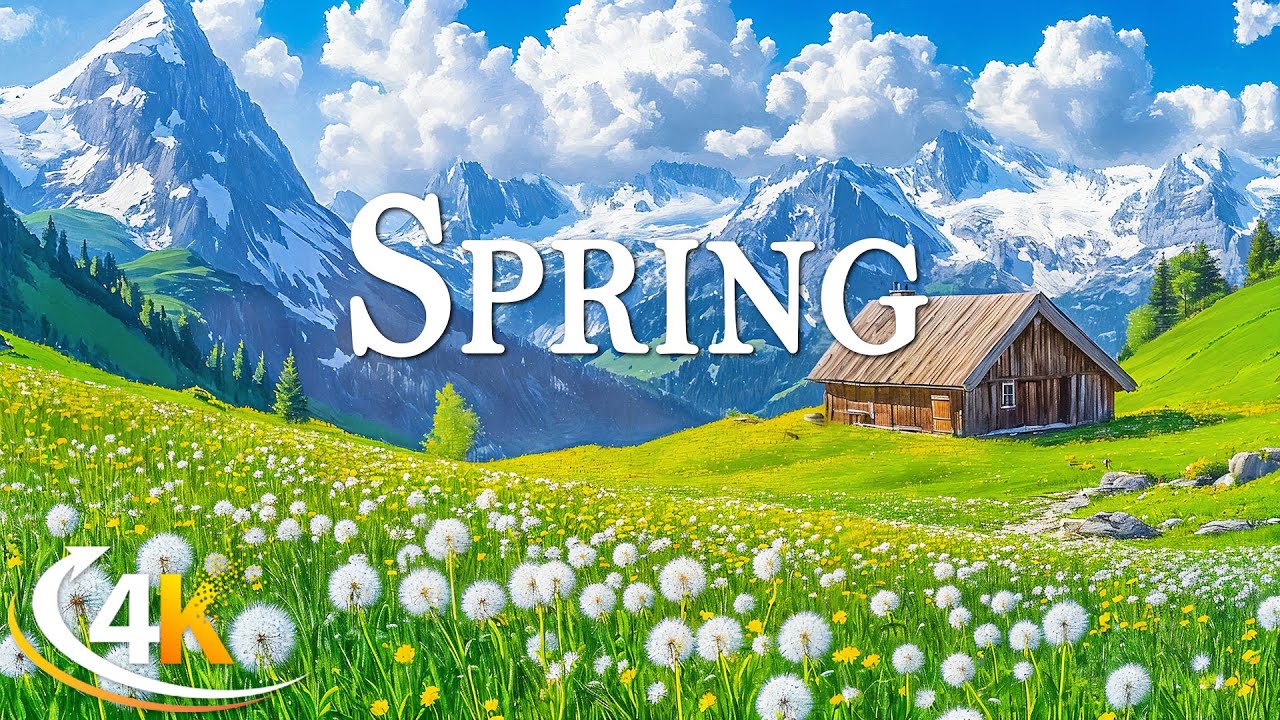 A Glimpse of Spring Life in Switzerland 🌿 Mesmerizing 4K Nature Footage ...