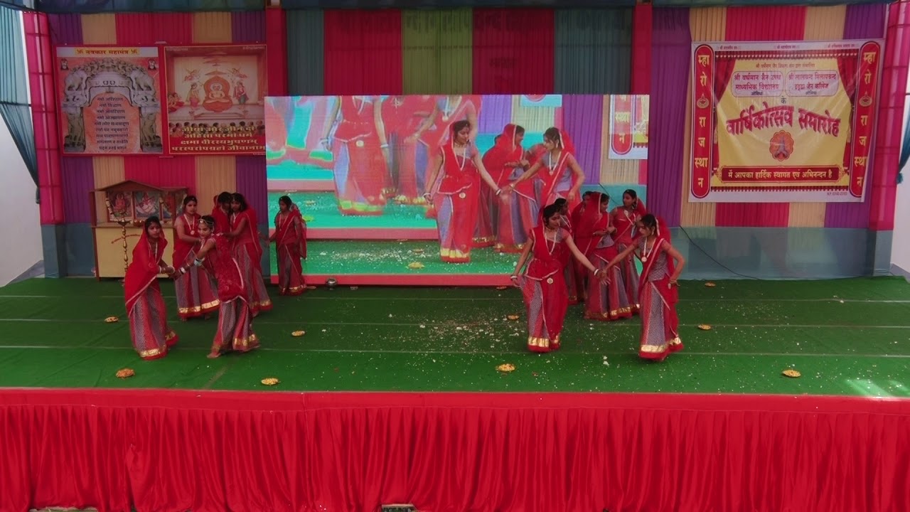 DHAN DHAN RAJASTHAN SONG PERFORMANCE IN JAIN SCHOOL OSIAN ANNUAL ...