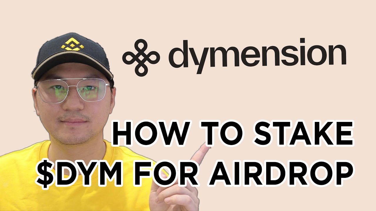 How To Stake Dym And Get Future Airdrops Youtube