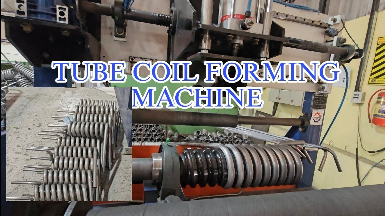 Tube coiling machine | Technospeed Automation |Tube forming - YouTube