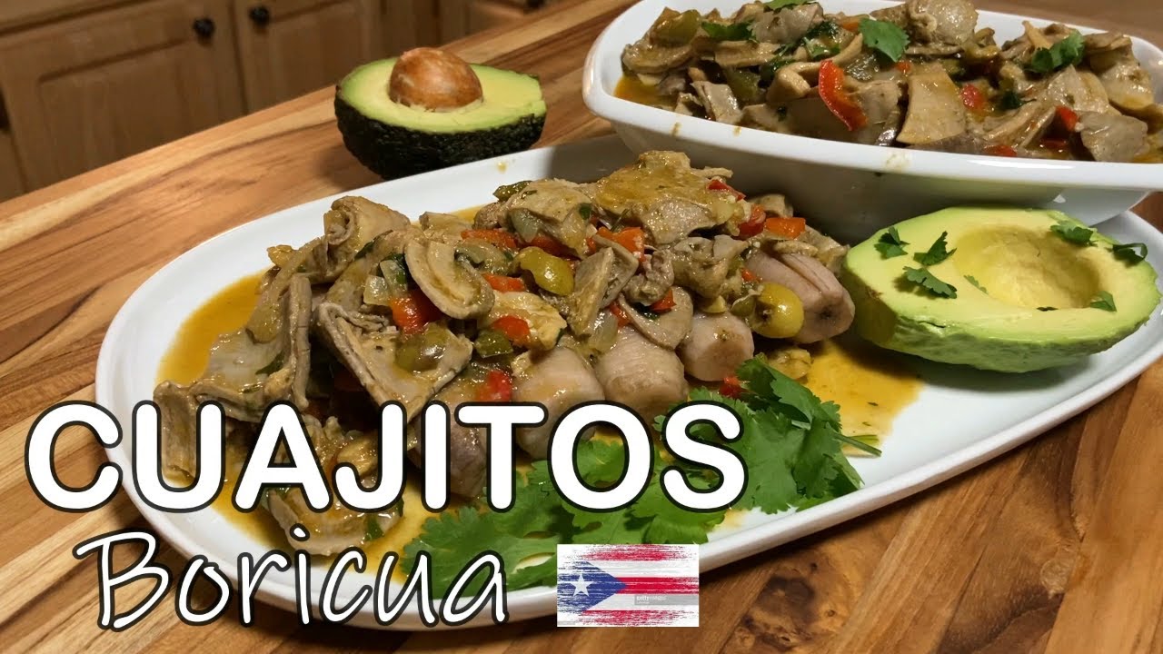 Cuajitos con Guineitos receta Boricua (how to make Puerto Rican style ...