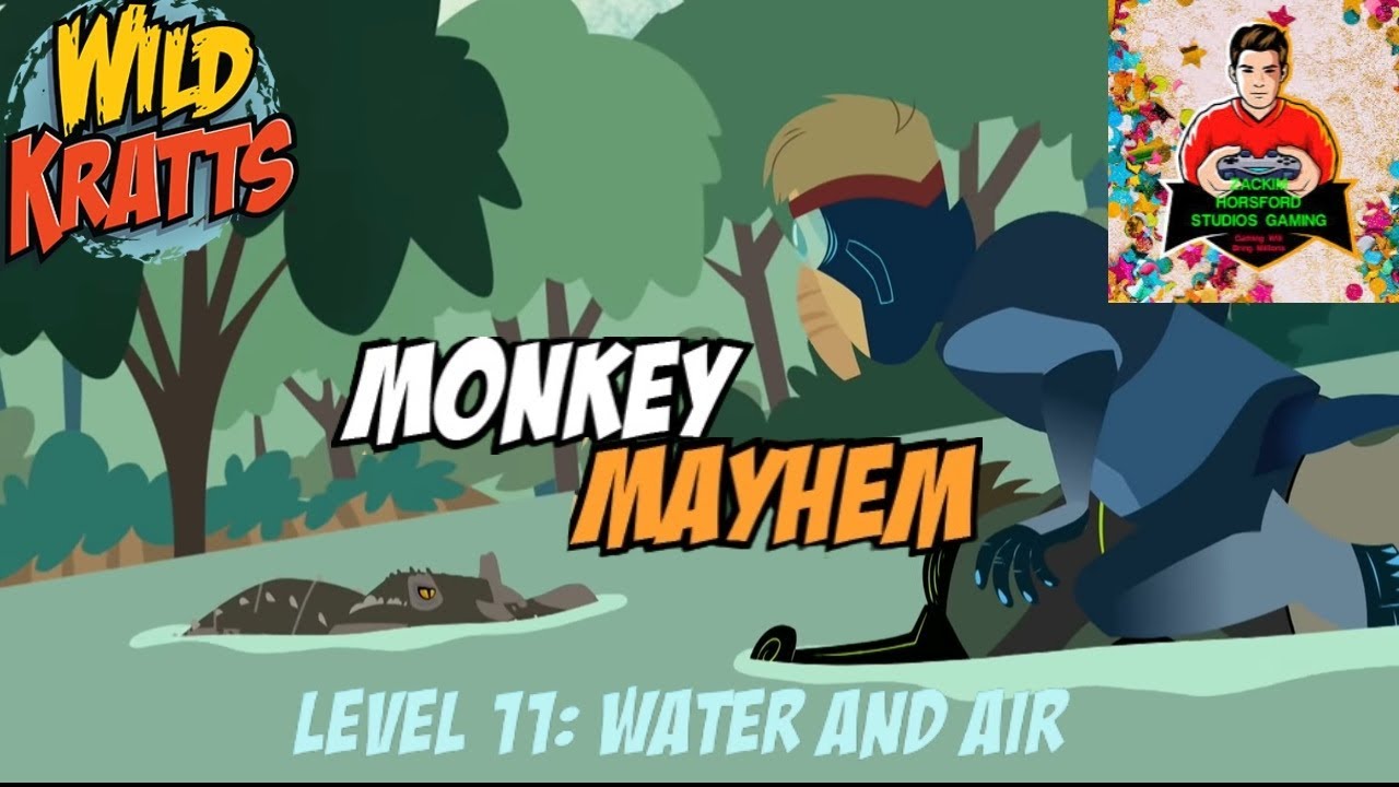 Monkey Mayhem Gameplay Level 11 (Water And Air) Wild Kratts - YouTube